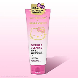 The Crème Shop x Hello Kitty Kawaii Klean Vault: Klean Beauty Skincare with Facial Cleanser, Strawberry Milk Toner, Pink Water Crème, Brightening Serum for Pure K-Beauty Experience