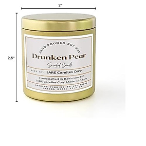 JARE CANDLES, Essential Oil Highly Scented Soy Natural Candles, Scented Candles Aromatherapy, Long +20 Hrs to +40 Hrs Burn Time, Hand Poured & Labeled in USA (11.5 oz, Sunshine)