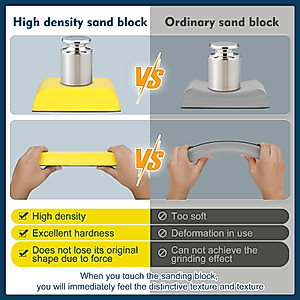 Sanding Blocks Auto Body, auto sanding blocks, auto body sanding block, automotive sanding block, sanding blocks hook and loop Replaces 3M Sanding Block,fit for Woodworking, Automotive Body