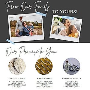 Nika's Home Sandalwood Soy Candle 12oz Mason Jar Non-Toxic White Soy Handmade, Long Burning 50-60 Hours Highly Scented All Natural, Clean Burning Large Candle Gift Décor