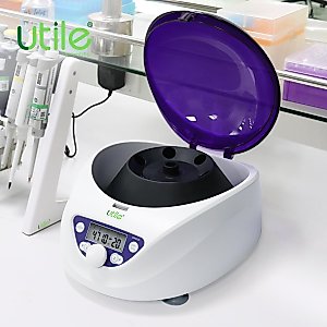 Utile Lab PRP Benchtop Centrifuge Machine with LCD Display, 6x15mL/10mL/7mL/1.5-5ml Lab Centrifuges 300-5000RPM Max. 2600xg RCF for Laboratory School, 4620.3004.1