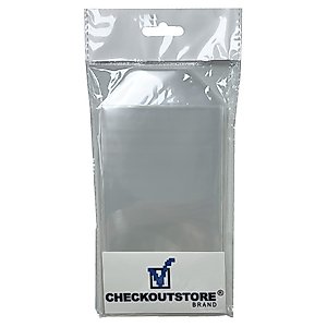 CheckOutStore 100 Mini Slimline Die Clear Storage Pockets (3 5/8 x 6 1/2)