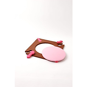 Skip Hop 20 Piece 70"x56" PlaySpot Floor Mat, Pink/Brown (Discontinued by Manufacturer)