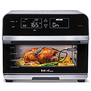 Instant Omni Pro 19QT/18L Toaster Oven Air Fryer, 14-in-1, Crisp, Broil, Bake, Roast, Rotisserie, Toast, Slow Cook, Proof, Split Cook, Temp Probe, Convection, from the Makers of Instant Pot, Black