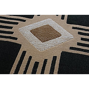 South West Native American Area Rug Design C318 Sage Green (5 Feet X 7 Feet)