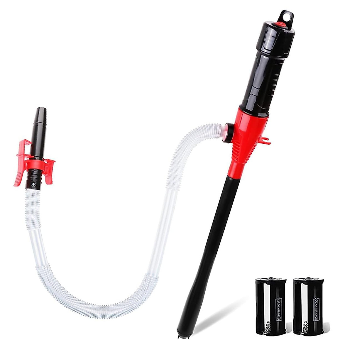 SEDY Electric Hand Pump, Portable Battery Powered Transfer Pump, Multi-Use Siphon Liquid Extractor for Gasoline, Diesel, Fuel, and Water Transfer