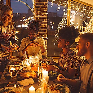 SIYOO Solar String Lights Outdoor 2 Pack LED Solar Powered Fairy Lights with 8 Lighting Modes Waterproof Decoration Copper Wire Lights for Garden Patio Gate Yard Party Wedding Indoor Bedroom