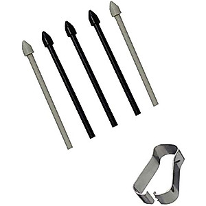 Ubrokeifixit Tab S6 Lite Touch Stylus S Pen Replacement Tips/Nibs for Samsung Galaxy Tab S6 Lite 10.4" SM-P610 SM-P615 2020",with Removal Tweezer (​​​​​P610-Tips/Black)