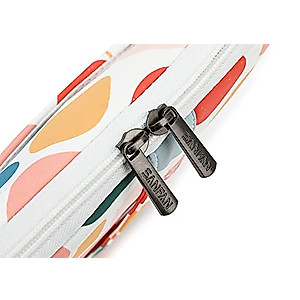 SANFAN 360 Protective Laptop Sleeve Case Bag, Cover with Handle and Luggage Strap for iPad 12.9 inch, MacBook Pro Air 13" and 12.5 inch-13.3 inch Screen Devices (Stones)