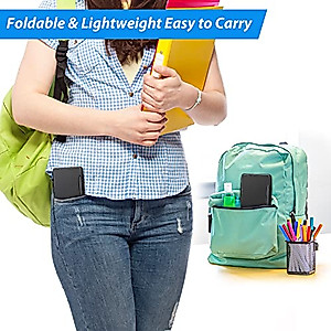 Scientific Calculators with Erasable Writing Tablet, HUIJUTCHEN Foldable 10 Digit Desk Calculator, Solar and Battery Powered, Back to School Supplies for Middle School, High School & College Students