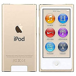 M-Player iPod Nano 16GB Gold 8th Generation with Generic Accessories [Packaged in White Box]