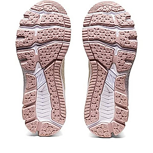 ASICS Women's GT-1000 10 Running Shoes, 8.5, Cream/Watershed Rose