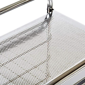 Seville Classics Rolling Utility Organizer Storage Cart , for Home Office, School, Classroom, Scrapbook, Hobby, Craft, 15 Drawer, Black