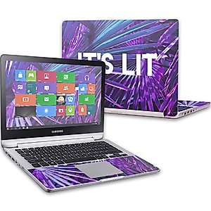 MightySkins Skin Compatible with Samsung Notebook 7 Spin 13.3" (2016) – Its Lit | Protective, Durable, and Unique Vinyl Decal wrap Cover | Easy to Apply, Remove, and Change Styles | Made in The USA