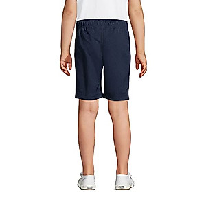 Lands' End Uniform Boys Mesh Short Classic Navy Kids Medium