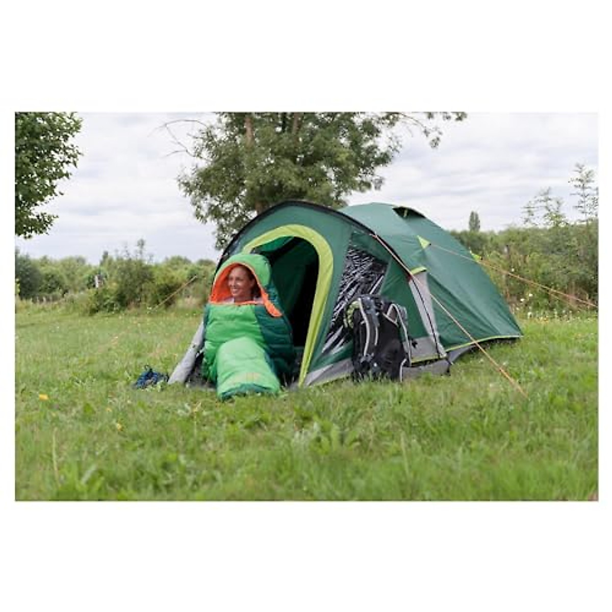 Coleman Kobuk Valley 4 Plus Tent - Green/Grey, One Size