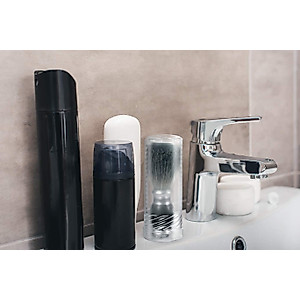 Grutti 2-Pack Shaving Brush Case Fit for Your Shaving Brush Easy to Store with 10 Airflow/Evaporation Holes (Brush not Included)