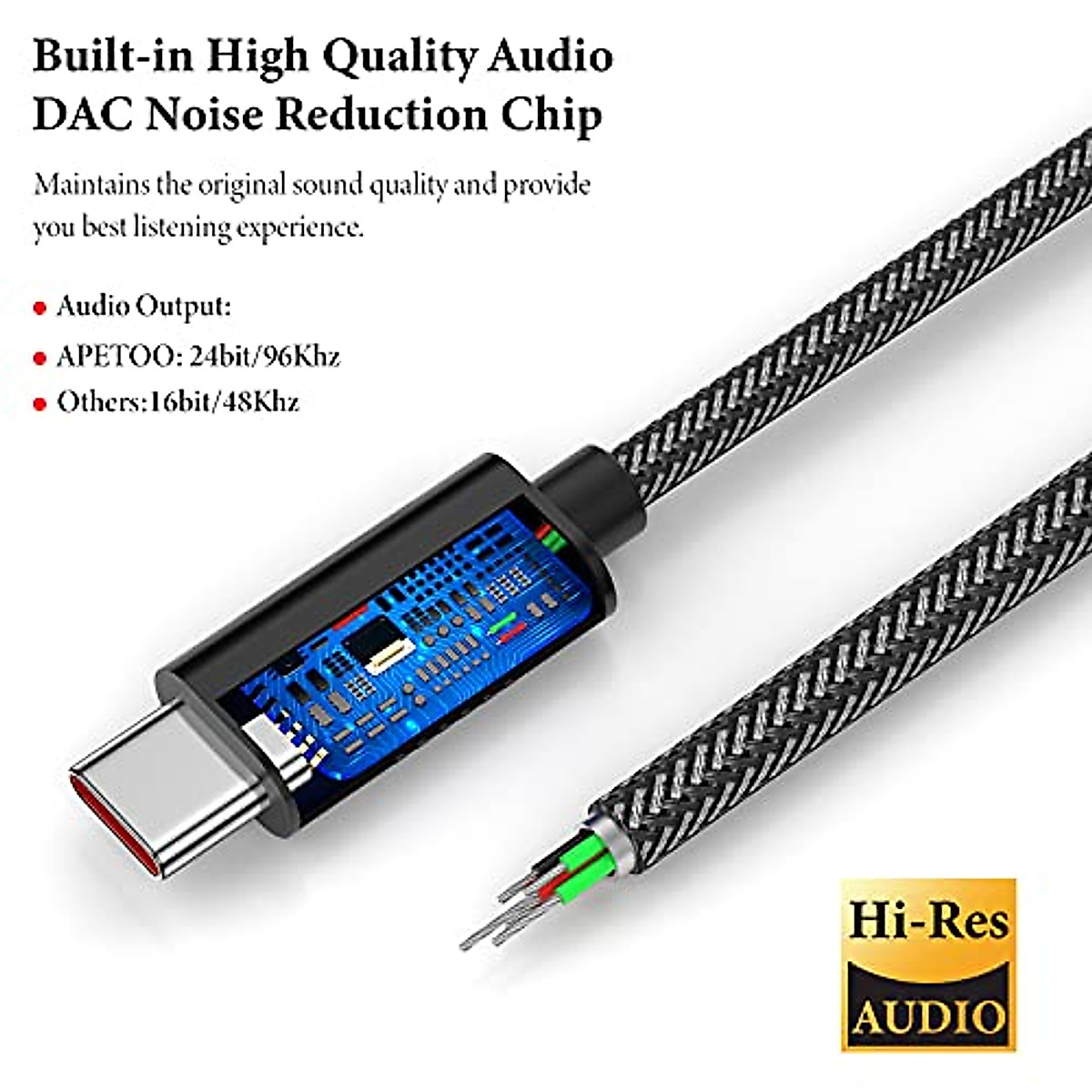 APETOO USB C to 3.5mm Female Adapter for Samsung S23 Ultra,Type-C to Aux Audio Dongle Earphone Adapter for Galaxy S22 Ultra S21 FE S20 Ultra Note 20 10+ A53 Z Flip4 Fold4 Pixel 7 6 5 4 3XL OnePlus 10T