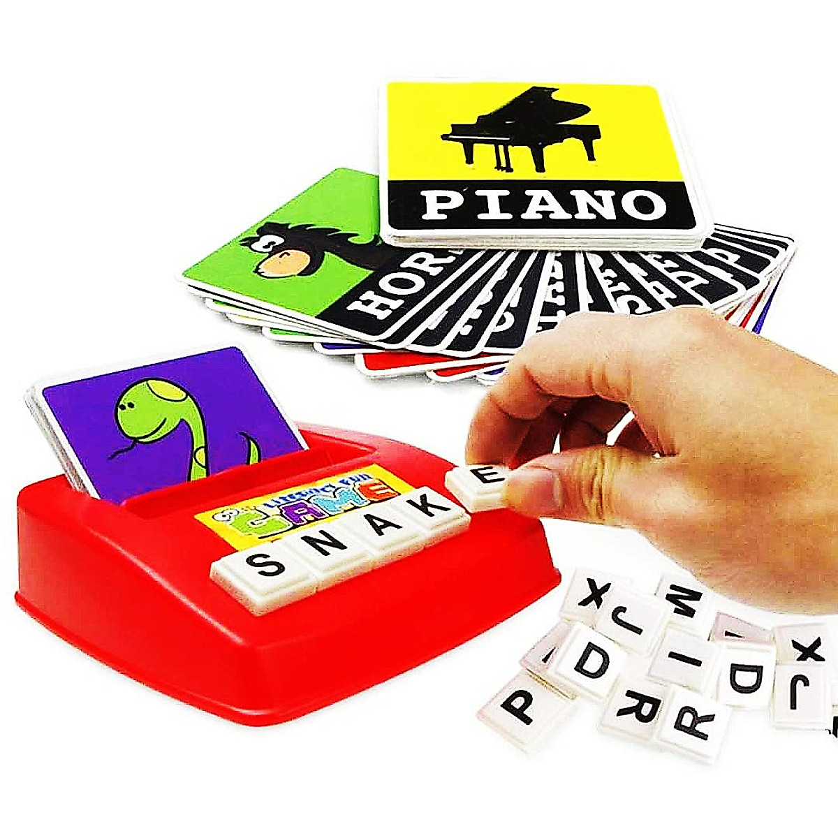 elecnewell Learn to Write Workbook, Numbers Letters Practicing Book Handwriting Educational Montessori Toy for Home Classroom Kindergarten Preschool Kids