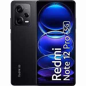 Xiaomi Redmi Note 12 Pro 5G + 4G (256GB + 8GB) Factory Unlocked 6.67" 50MP Triple Camera (Only Tmobile/Metro/Mint USA Market) + Extra (w/Fast Car Charger Bundle) (Midnight Black)