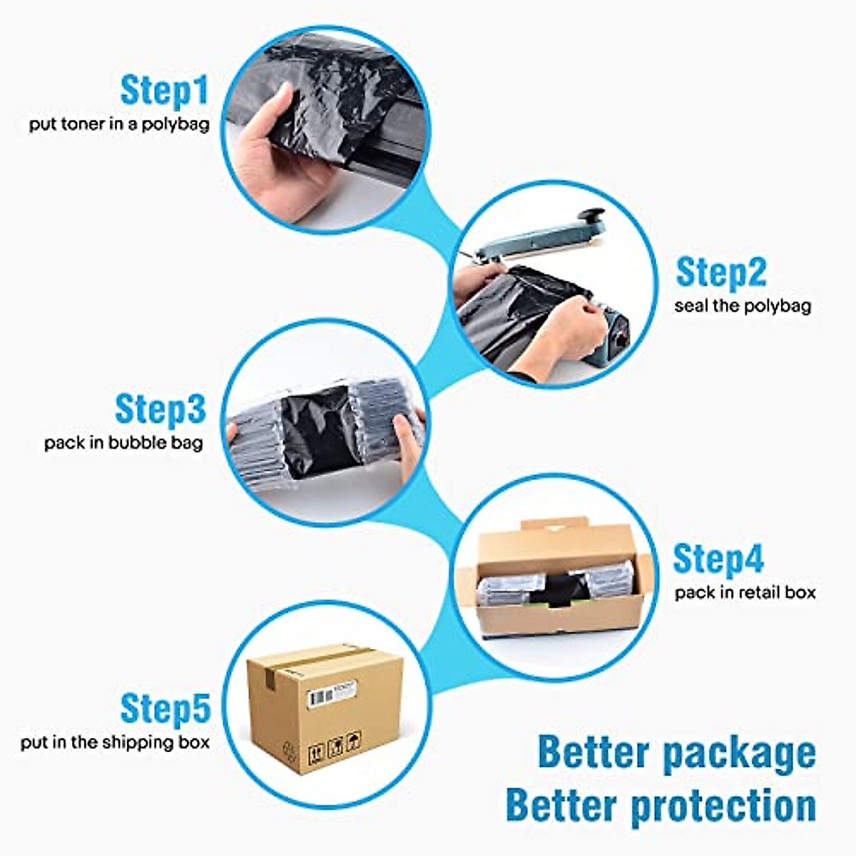 NineLeaf Compatible Toner Cartridge Replacement for Brother TN660 TN630 to use for MFC-L2720DW L2740DW L2700DW HL-L2360DW L2340DW L2320D L2380DW L2300D DCP-L2540DW L2520DW Printer (Black,1-Pack)