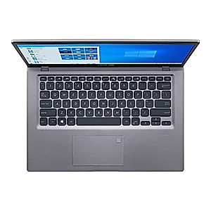 Asus VivoBook 14 Thin and Light Laptop, 14'' FHD IPS Display, 11th Gen Core i3-1115G4, 8GB DDR4 RAM, 256GB PCIe SSD, USB-C, HDMI, Backlit Keyboard, Fingerprint Reader, WiFi, Webcam, Win 11 Slate Grey
