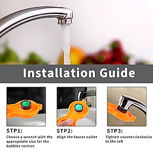 Amabro Faucet Aerators, Insert Flow Restrictor Filter with Washer Water Saving Sink Aerator Replacement Parts for Bathroom or Kitchen, Fit for Internal/External Thread Faucet Aerators, 4.75 GPM(20pcs)