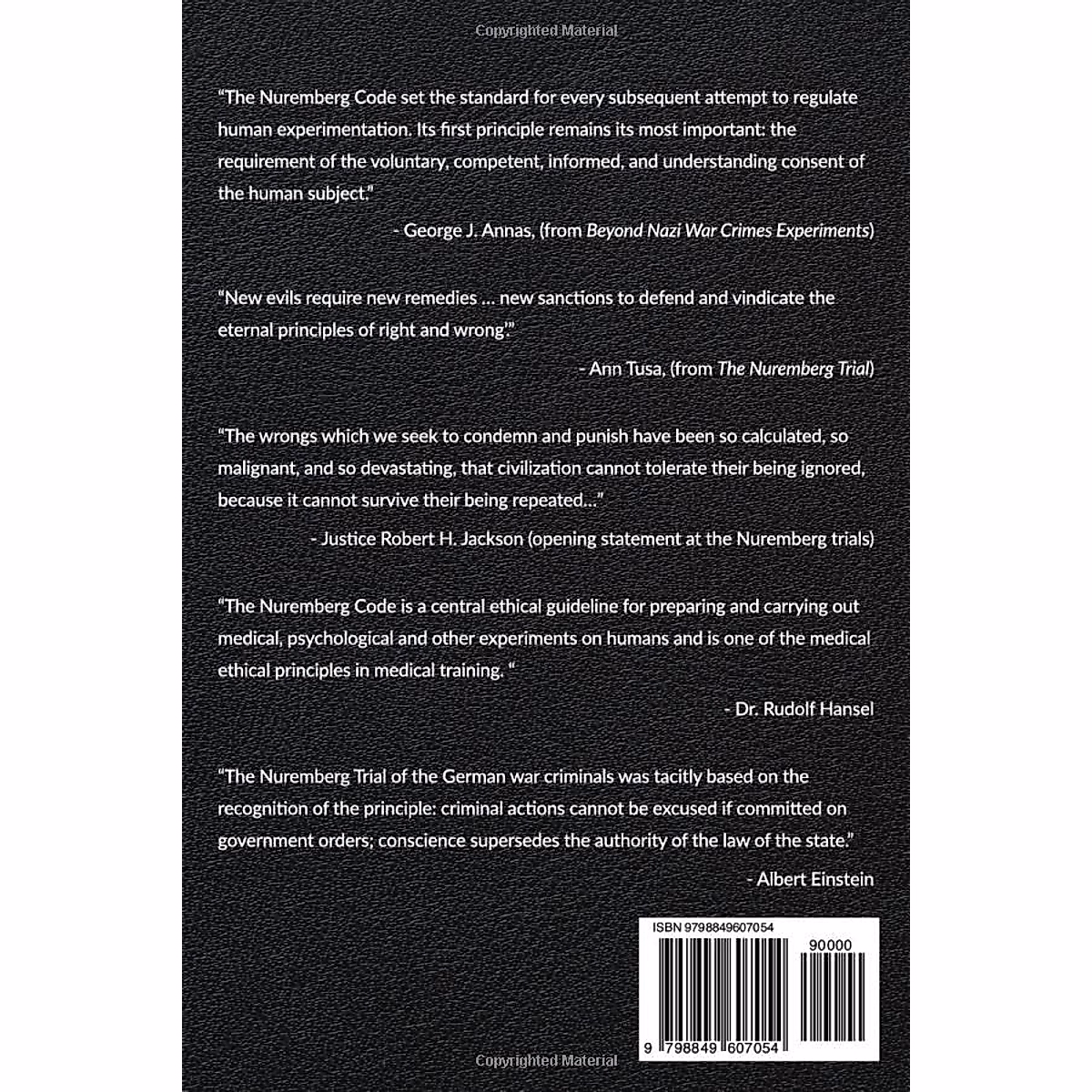 The Nuremberg Code: 75th Anniversary Commemorative Edition (Multi-Language Edition) (Medical System Corruption)