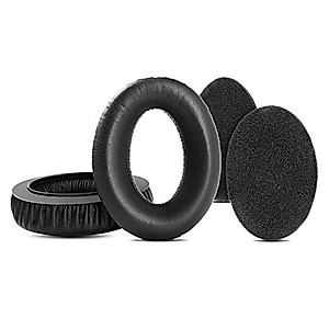YunYiYi Replacement Earpad Cups Cushions Compatible with Sennheiser HD545 HD565 HD580 HD600 HD650 HD660S HD535 HD265 HD525 HD6XX HD58X Headset Covers Earmuffs (PU Leather)