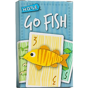 Hoyle 6 in 1 Fun Pack Kids Playing Cards Games Go Fish Crazy 8s Old Maid Slapjack