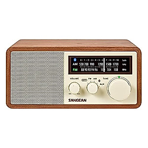 Sangean WR-16 AM/FM Bluetooth Wooden Cabinet Radio
