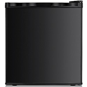 Kismile Mini Freezer,1.1 Cu.ft Upright Freezer with Reversible Single Door,Removable Shelves,Small Freezer with Adjustable Thermostat for Home/Kitchen/Office (Black)