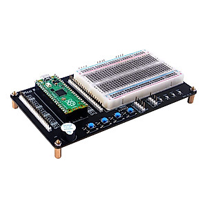 GeeekPi Basic Starter Kit for Raspberry Pi Pico/Pico W, BreadBoard Kit with Half-Size Breadboard and Jumper Wire Pack for Raspberry Pi Pico/Pico W (Raspberry Pi Pico/Pico W Not Included)