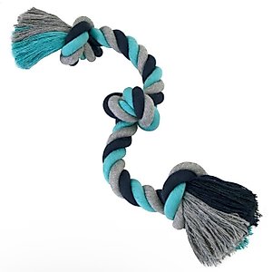 Pet Dog Toy Rope Tug Teething Toy Cotton Durable Aggressive Chewing