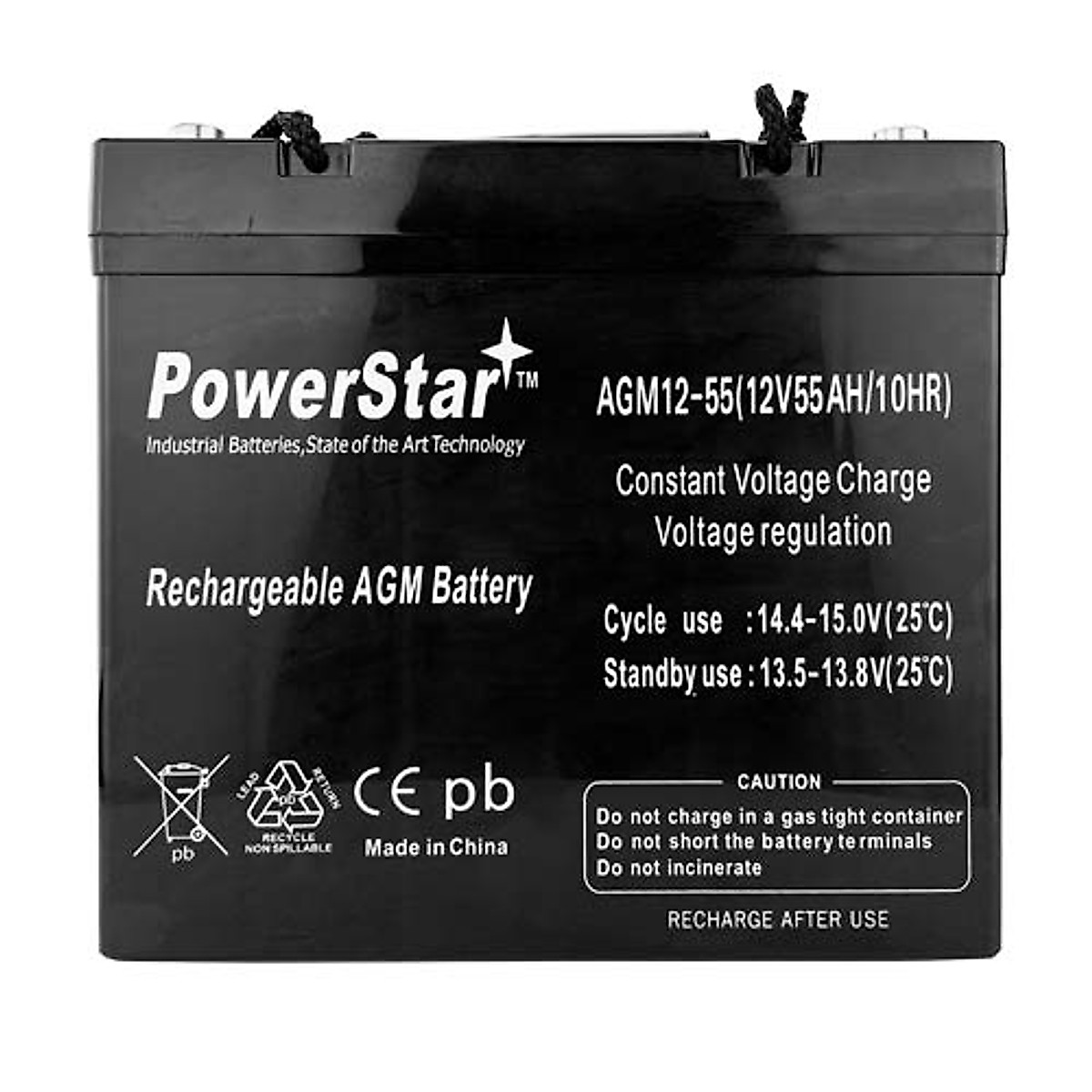 22NF 2 Pack - 12V 55Ah Scooter Battery UB12550 Group 22NF for Pride Jazzy 1115