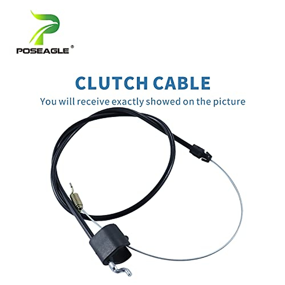 POSEAGLE 946-04091 Clutch Cable Compatible with MTD 946-04091 Clutch Cable, MTD 746-04091 Clutch Cable, 946 04091, 746 04091, 74604091, 94604091 Cable for MTD Many Snow Throwers