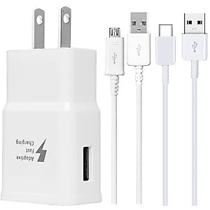 Designed for Samsung Galaxy Tablet,Adaptive Fast Charger for Samsung Galaxy Tab A 10.1/8.0/7.0/9.7 Tablet,Tab E Tablet,S7,S7 Edge S6,S6,Note 4 Tab S 10.5,A 9.7,4 and More