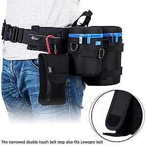 JJC Large Camera Lens Pouch Case Bag for Canon EF 100-400mm, 70-200mm f2.8 III II, 180mm f3.5L, RF 600mm f11, AF-S 80-200mm, 70-200mm f2.8G VR II and Other Lens Below 4.3 x 8.8(D x L)