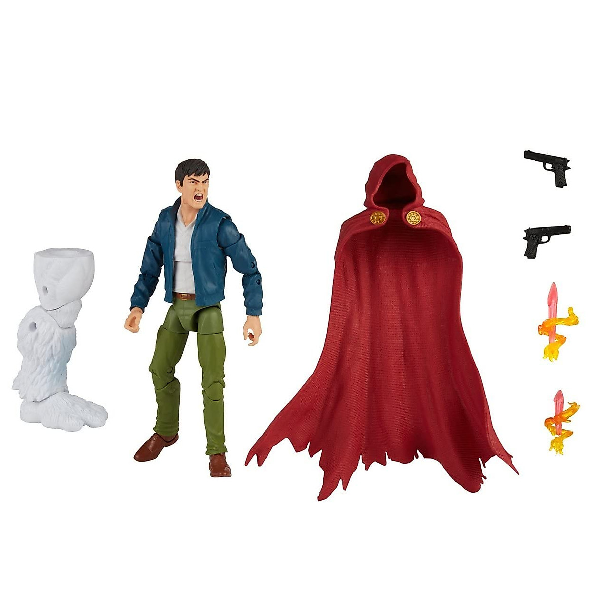 Marvel Hasbro Legends Series 6-inch Collectible Action The Hood Figure, Includes 4 Accessories and 1 Build-A-Figure Part