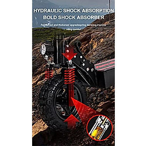 Fieabor Electric Kick Scooter for Adults - Rear Drive 2500W Motor, Up to 30 MPH & 30 Miles, 48V/16AH, 11" Heavy Duty Vacuum Off-Road Tire, Adult Electric Scooter Without Seat