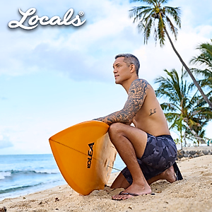 Locals Original Slippah, Translucent Turquoise Strap, 9-10 US Women / 8-9 US Men (Marked as Size 11)