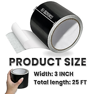 Urdar Brunnr RV Awning Repair Tape, Repair Tape for Tarp, Boat Covers, Tent, Sail Tape, Tear Repair Patch Kit, Waterproof, UVproof Outdoor Repair Tape Heavy Duty