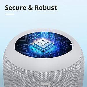 Tronsmart T7 Mini Compact Portable Bluetooth Speaker with Lights, Stereo Sound, Bluetooth 5.3, 18H Playtime, Stereo Pairing, Voice Assistant, IPX7 Waterproof Shower Speaker & Outdoor Speakers (Grey)