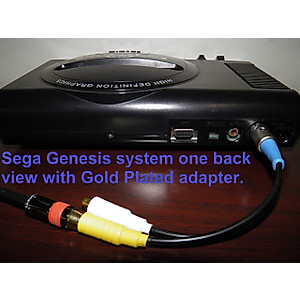 Ultimate Gold Plated Video/Audio for The Sega Master System and The Genesis one (10 Feet)