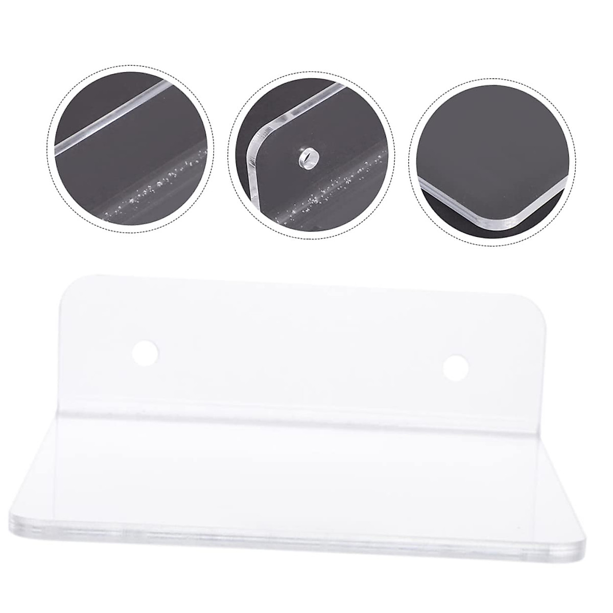 Zerodeko Acrylic Storage Rack Nursery Wall Shelves Children Storage Frame Durable Storage Shelf Versatile Acrylic Bracket Cosmetics Storage Shelf Kids Shelf Wall-Mounted Organizer