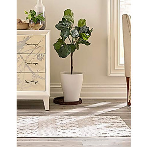Unique Loom Sabrina Soto Casa Collection Modern Geometric Beige Runner Rug (2' 3 x 6' 0)