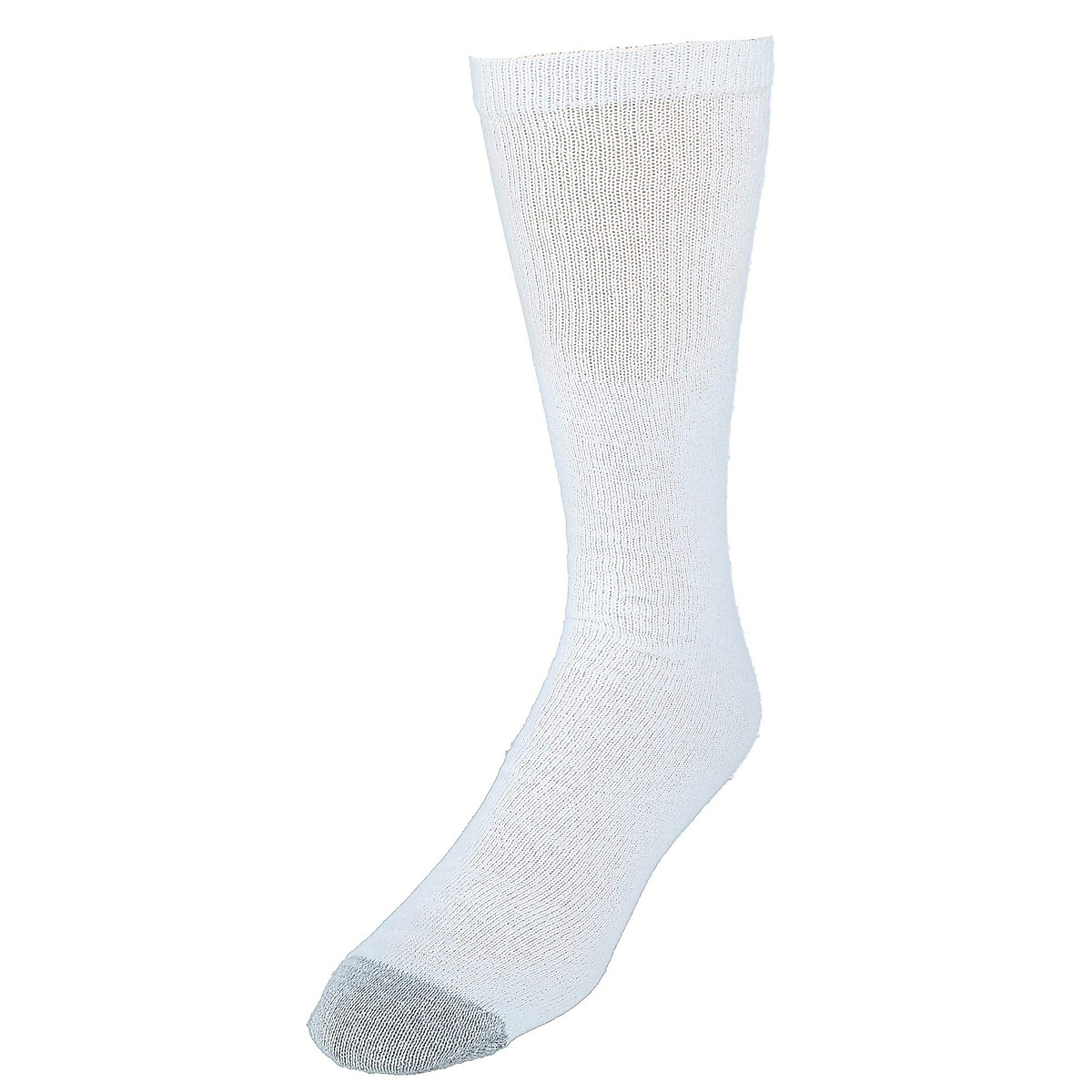 Hanes mens White Cushioned Over the Calf 6 Pack Pair athletic socks, White, 6-14 US