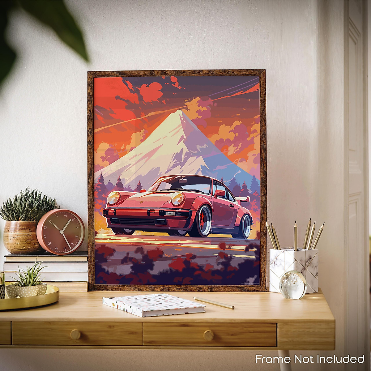 Inspirational Wall Art Co. - Performance | 2023 Porsche 911 - Car Posters for Boys Room - Car Wall Decor - Car Room Decor - Car Posters for Men | 11x14 Inches Unframed