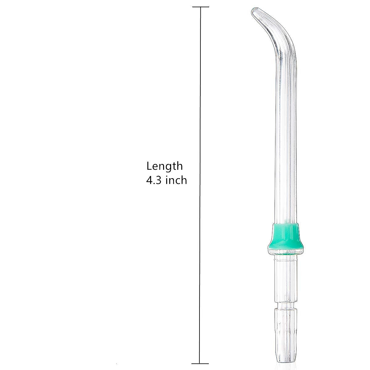 Flosser Replacement Tips for Waterpik Water Flosser, High-Pressure Jet Tips, Flosser Refill Replacement Heads, Compatible with Waterpik Oral Irrigator and Dental Flossers, Orthodontic Tips 4 Packs