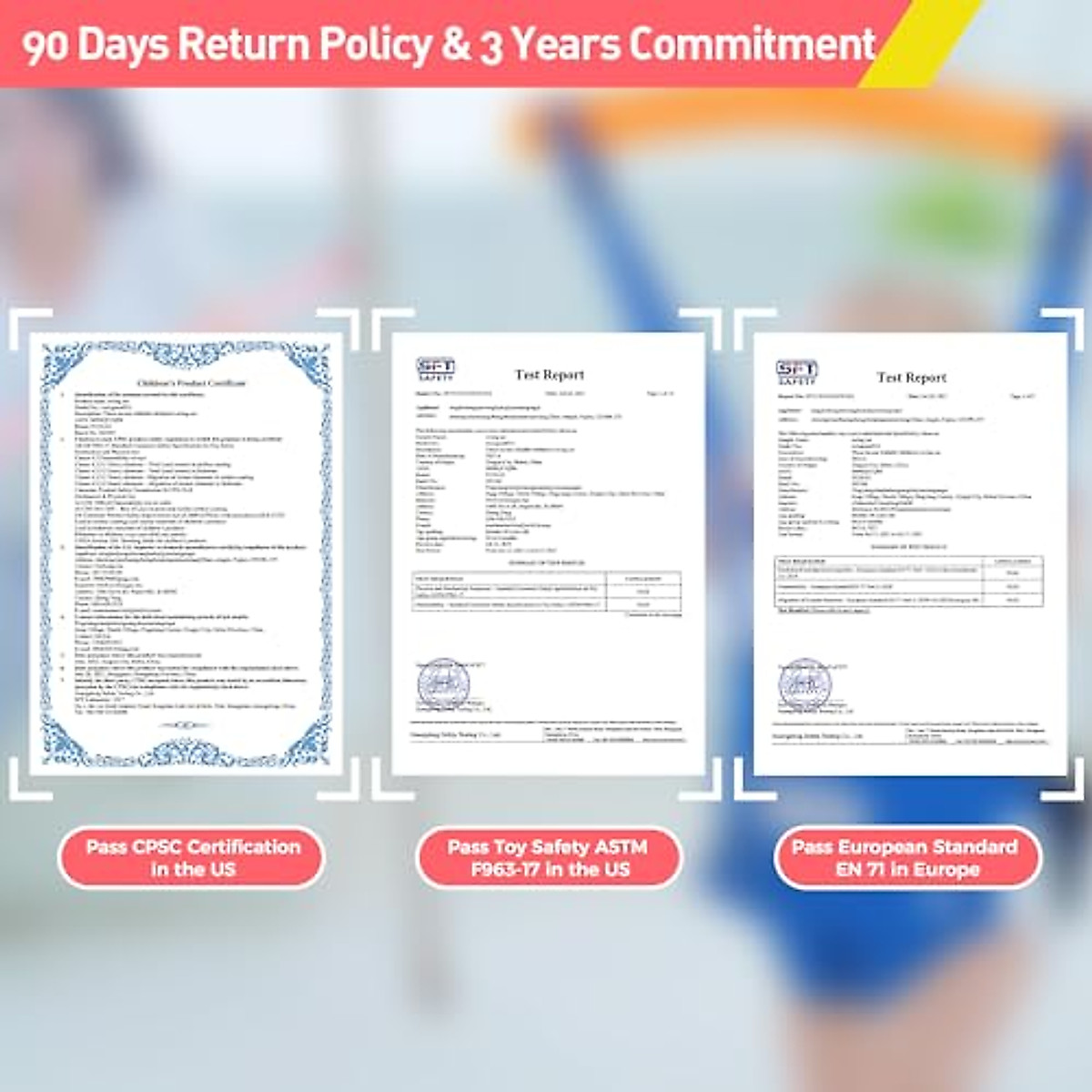 FUNLIO Foldable Swing Stand for Kids with 4 Sandbags, Heavy Duty Metal A-Frame Indoor/Outdoor for Backyard, Suitable Most Toddler/Baby Jumper/Hammock Chair - Pink